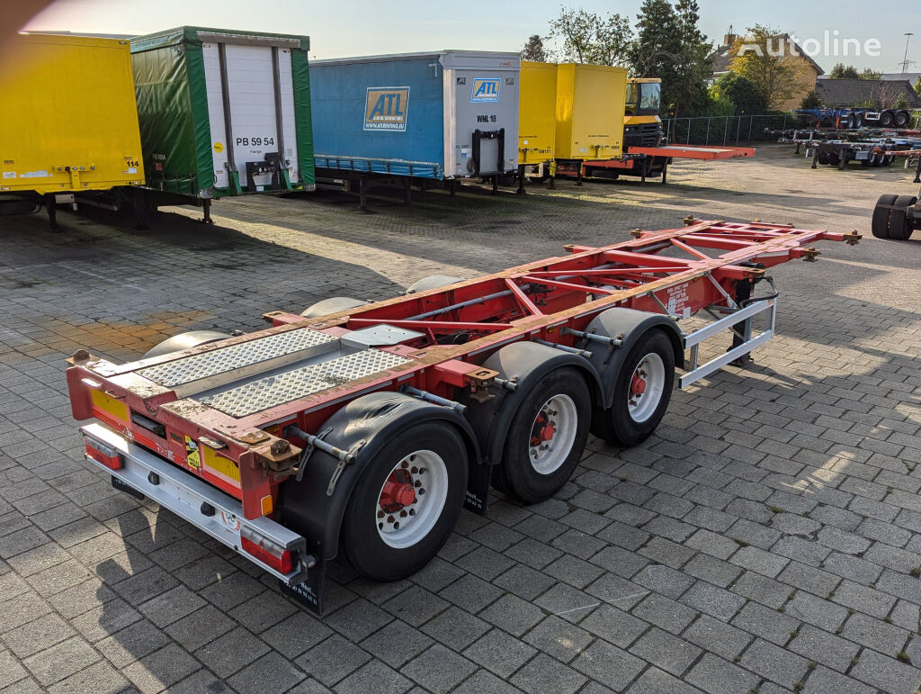 Turbos Hoet Turbo's SC33AA 3-Assen BPW - Lift Axle - DiscBrakes - ADR - 20/3 poluprikolica za prevoz kontejnera