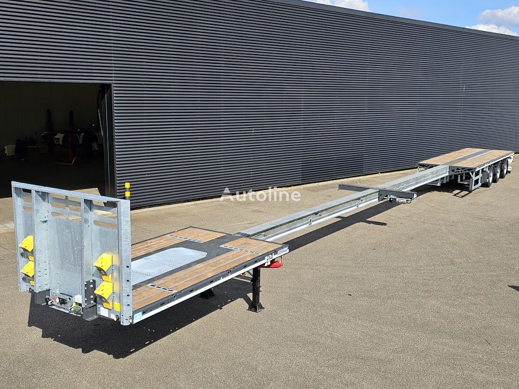 MAX Trailer Maxtrailer F-S43-1AAF / 2 x EXTENDABLE 29.3 mtr / TE KOOP - TE H poluprikolica platforma