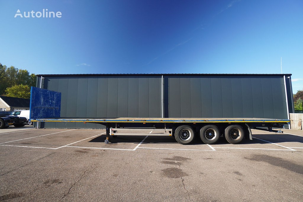 Pacton 3 AXLE FLATBED WITH TWISTLOCKS poluprikolica platforma