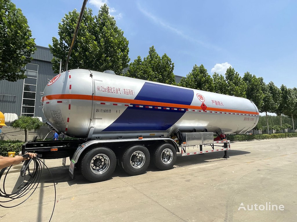 Nova customizable 50000ml Gas tank trailer cisterna za gas