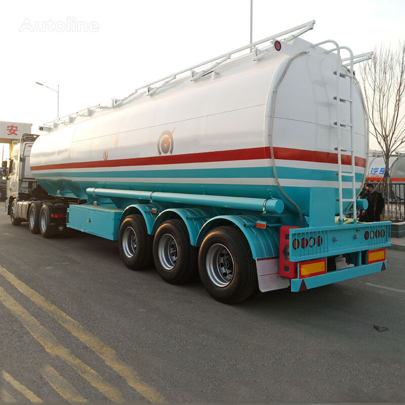 Nova 3 axles 42000l aluminum fuel oil tank tanker trailer cisterna za goriva i maziva