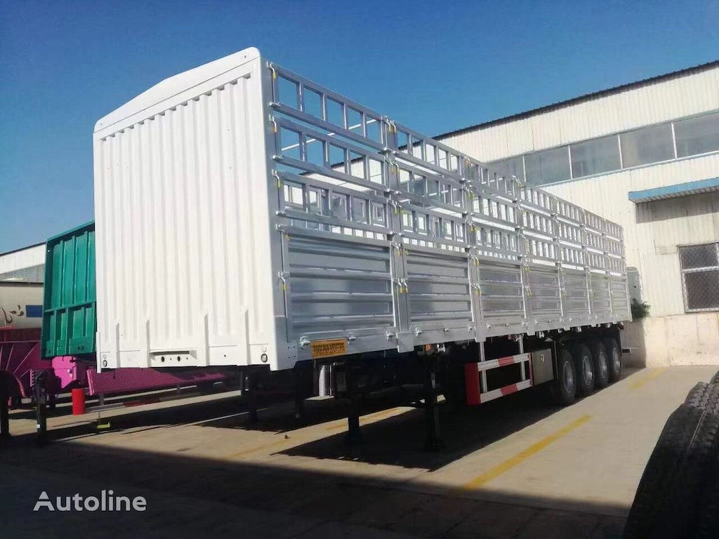 Nova ZW Group 12.5M Tri axle 60 Ton Fence Semi Trailer poluprikolica za prevoz stoke