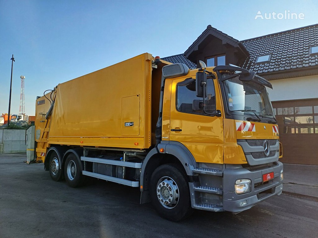 Mercedes-Benz Axor 2529 Śmieciarka Müllwagen FAUN 2 komory 2 Komorowa kamion za smeće