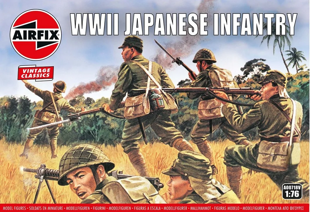 AIRFIX 1/72 WWII Japanese Infantry (Vintage Classiss)