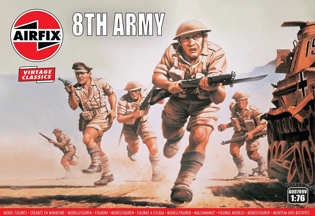 AIRFIX 1/72 WWII British 8th Army (Vintage Classiss)