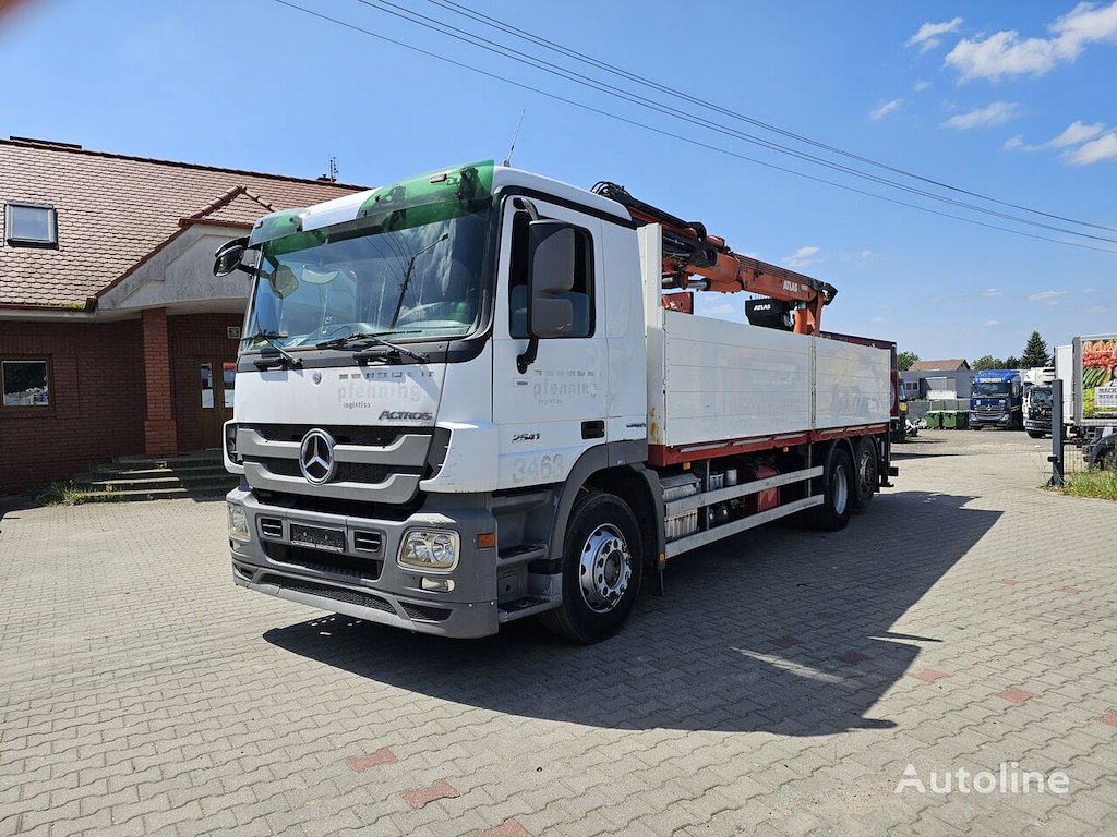 Mercedes-Benz Actros 2541 // 2012// ATLAS 170.2V kamion s ravnom platformom