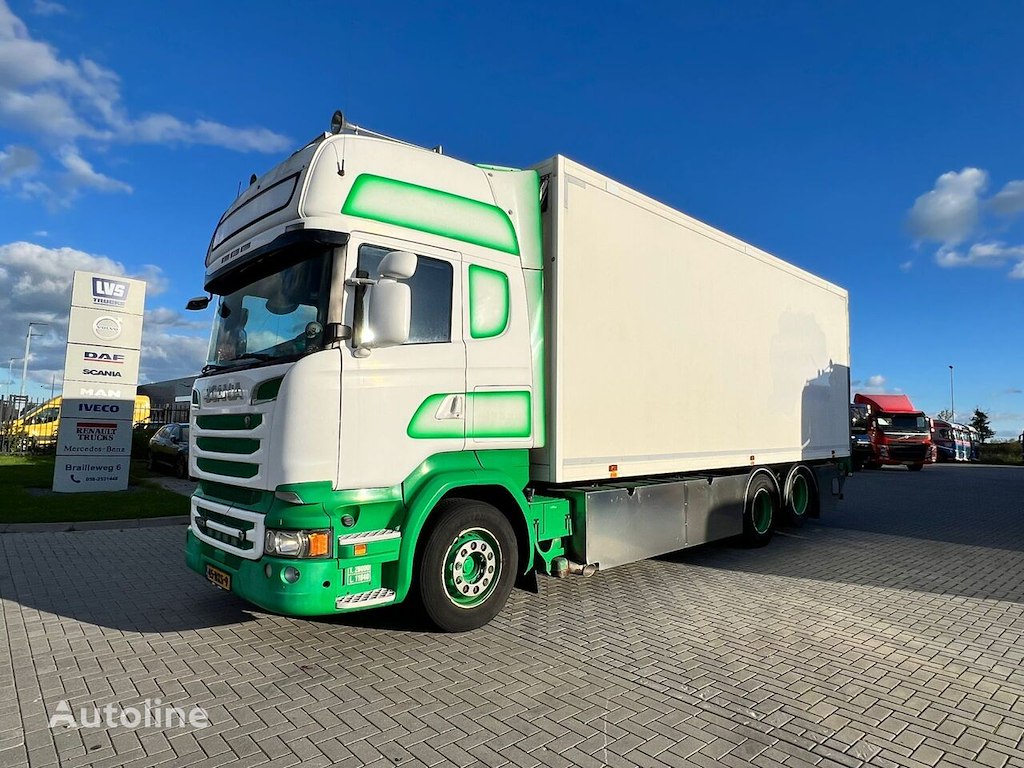 Scania R580 6x2 trekker Topline / Isotherm box / Retarder / STANDCLIMA kamion furgon