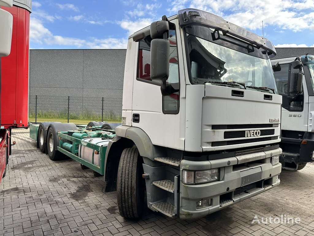 IVECO EUROTECH 260E30 6x2 MANUAL ZF - 10 WHEELS - CHASSIS CABINE - FR kamion šasija