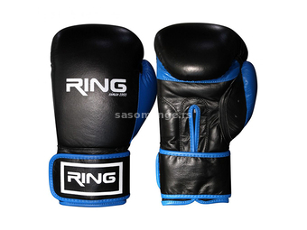 Rukavice za boks kožne RING RS 3211-12 blue