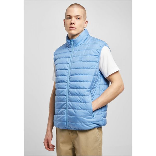 LIGHTWEIGHT BUBBLE VEST HORIZONTAL BLUE
