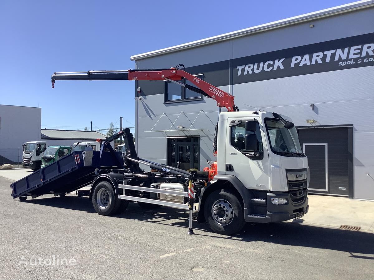 DAF LF 55.260*JEŘÁB+KONTEJNE kamion rol kiper