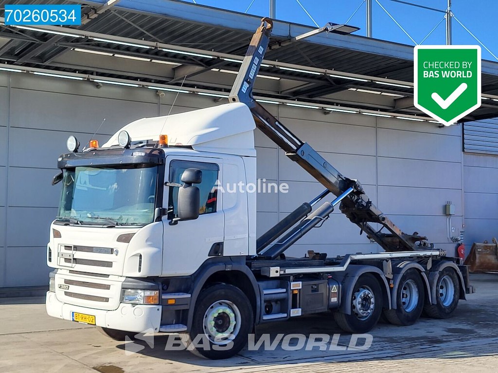 Scania P380 8X2 NL-Truck 26Tons Multilift Lift+Lenkachse Euro 5 kamion rol kiper