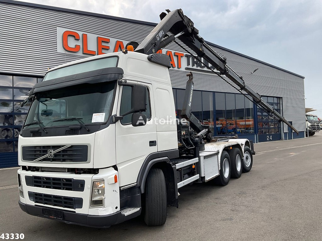 Volvo FM 480 8x4 Hiab 28 Tonmeter laadkraan kamion rol kiper