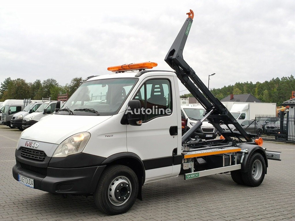 IVECO Daily 70C17 Hakowiec Skibicki HKS-4 Ład-4.025kg DMC-7.000kg HAK kamion rol kiper