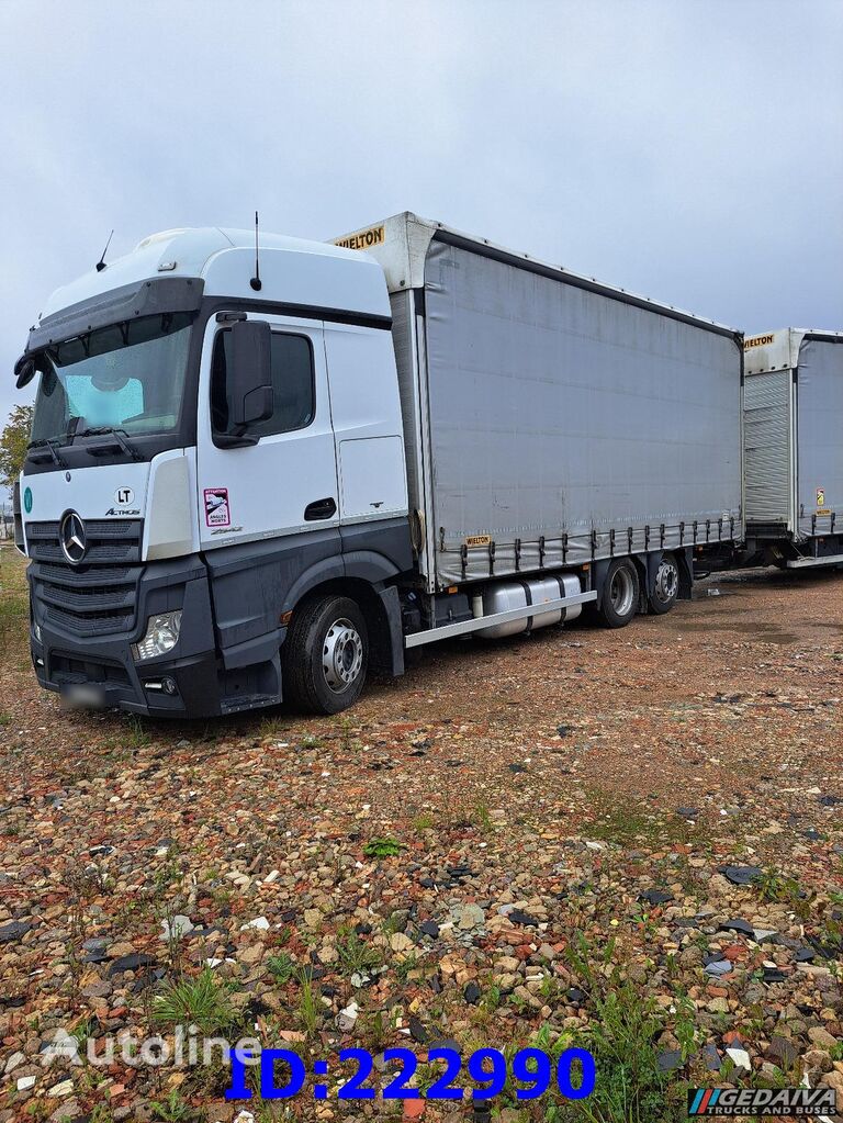 Mercedes-Benz Actros 2542 kamion sa klizna zavesa cerada + prikolica sa kliznom ceradom