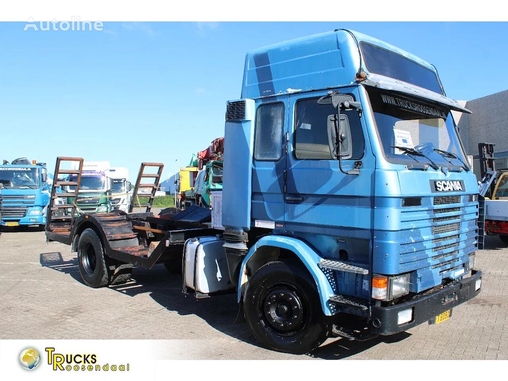 Scania R142-V8 + MANUAL + V8 autotransporter