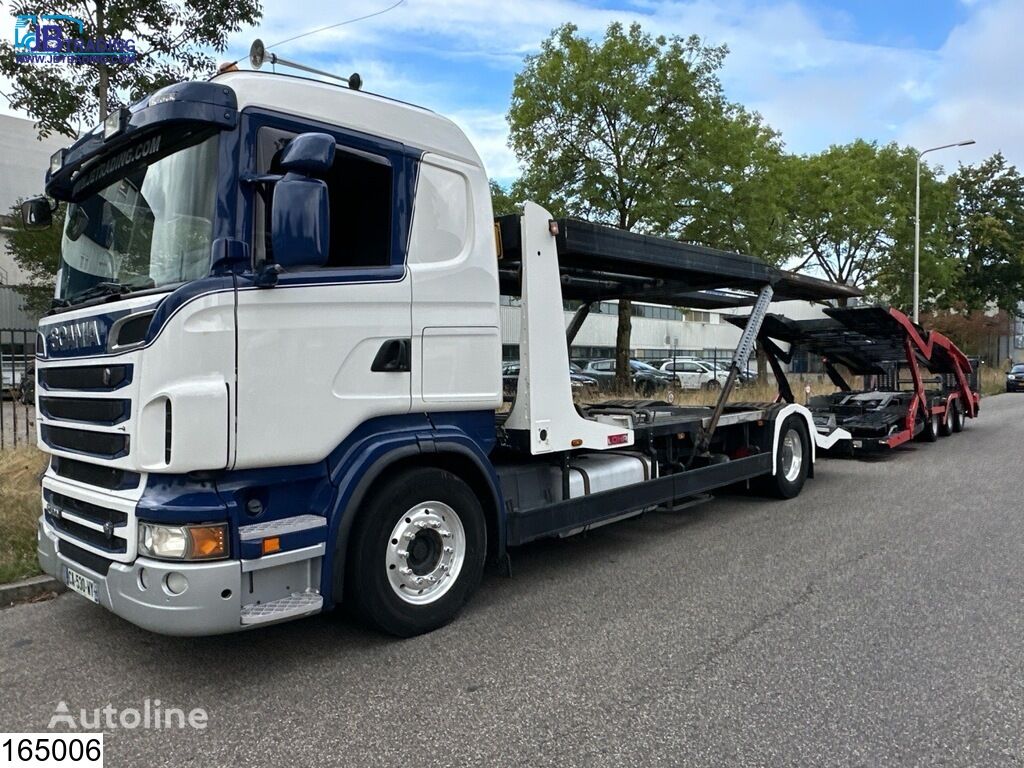 Scania R 500 EURO 5, Retarde, Lohr, Standairco, Combi autotransporter