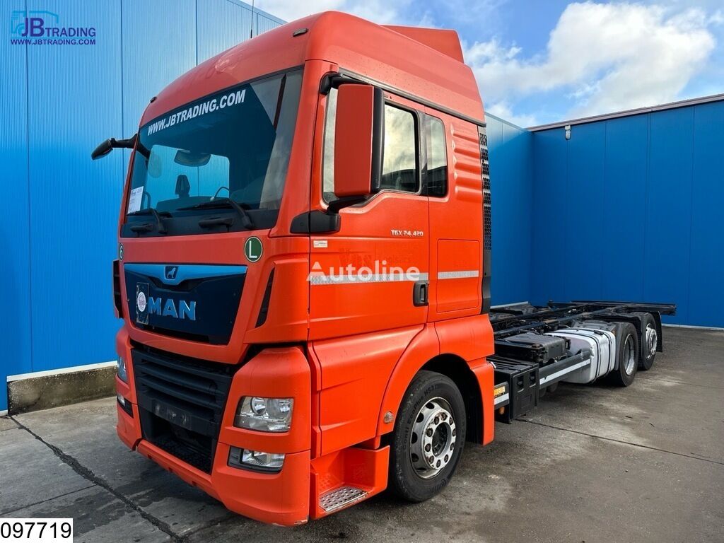 MAN TGX 24 420 EURO 6, Retarder, BDF vozilo za prevoz kontejnera