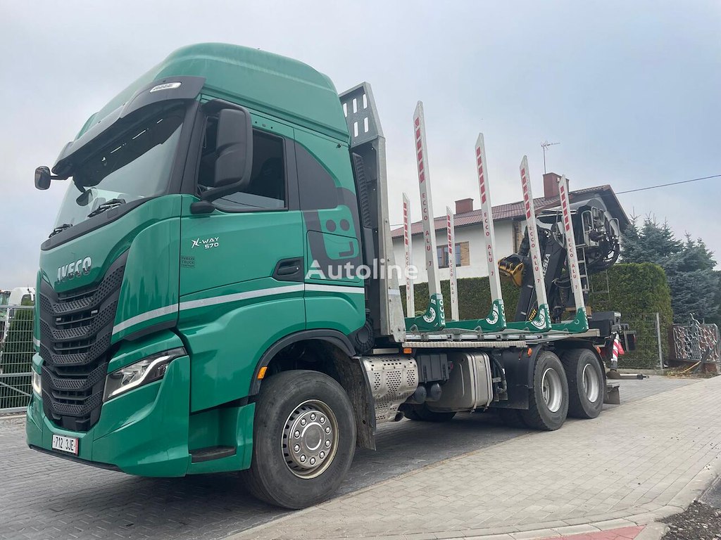 IVECO X-Way kamion za prevoz drva