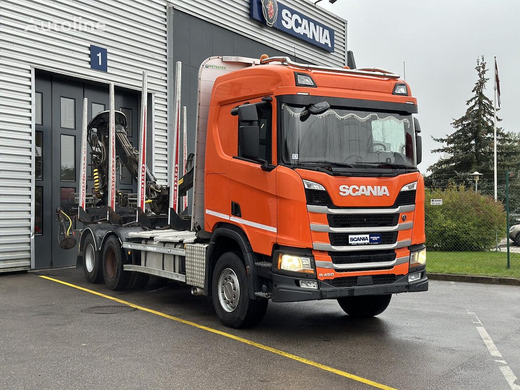 Scania R 450 B6x4HZ kamion za prevoz drva