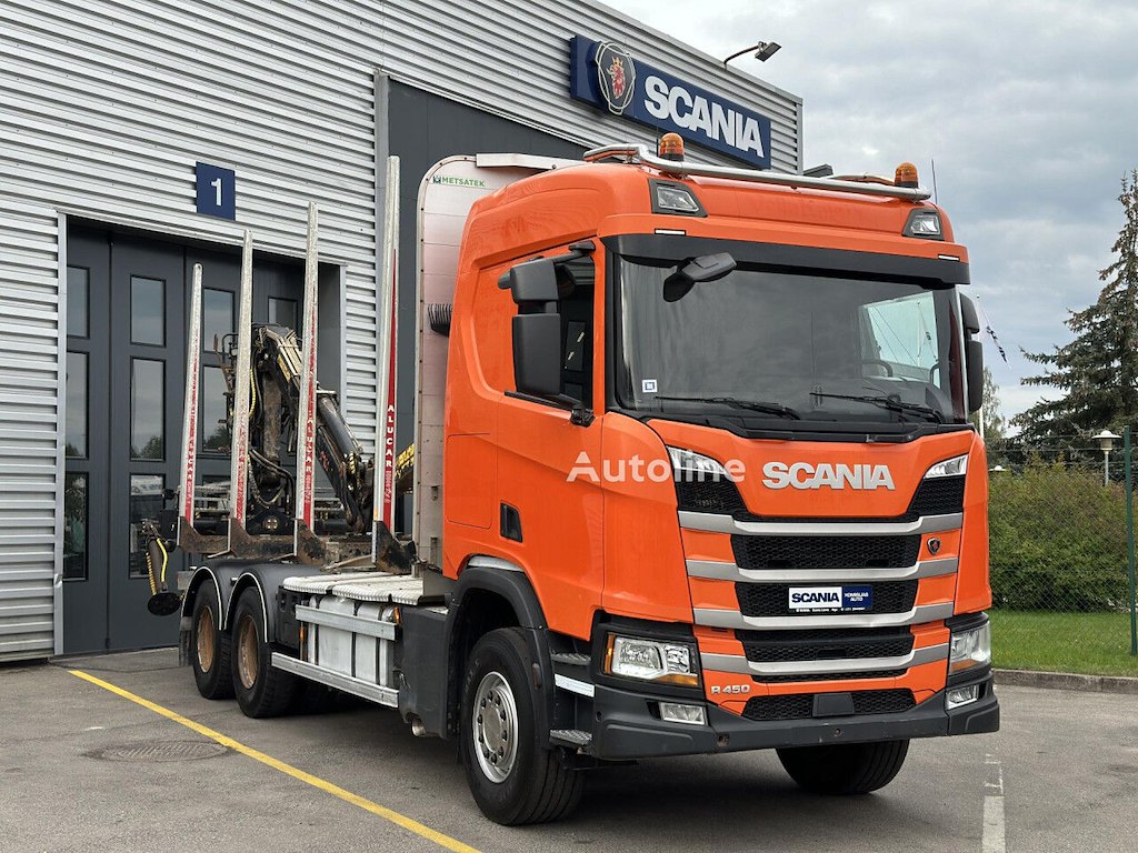 Scania R 450 B6x4HZ kamion za prevoz drva