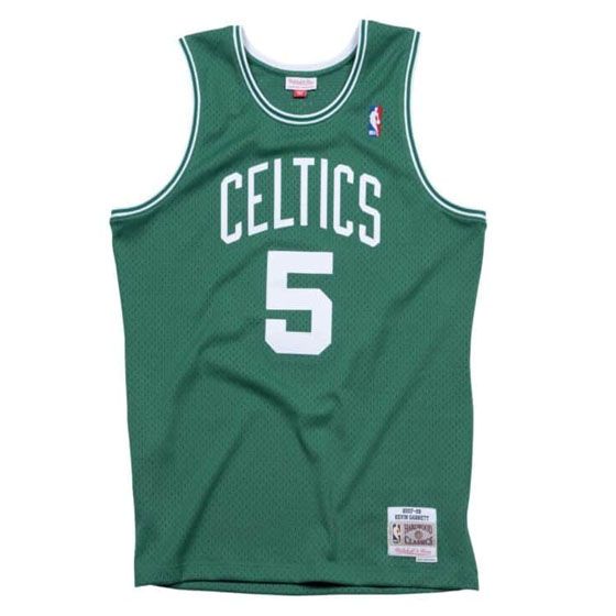 NBA BOSTON CELTICS ROAD KEVIN GARNETT 2007-08 SWINGMAN JERSEY 'GREEN'