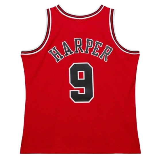 NBA RON HARPER CHICAGO BULLS 1997-98 SWINGMAN JERSEY 'SCARLET'