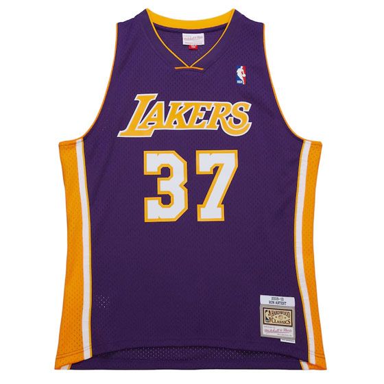 NBA RON ARTEST LOS ANGELES LAKERS 2009-10 SWINGMAN JERSEY 'PURPLE'