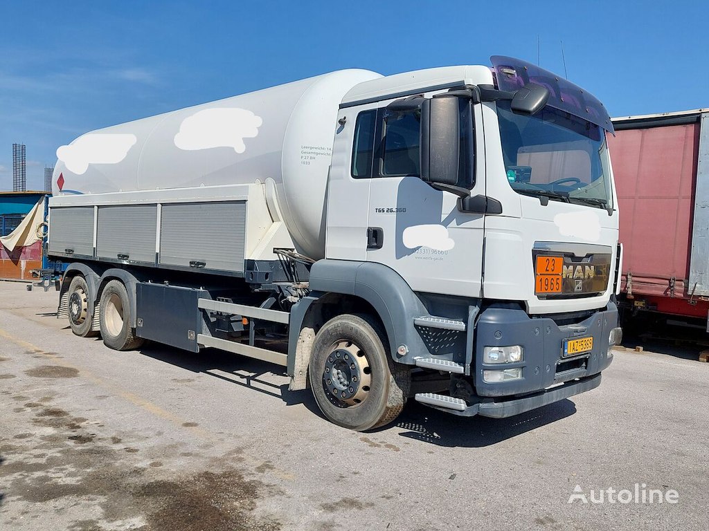 MAN TGS 26.360 kamion za transport gasa