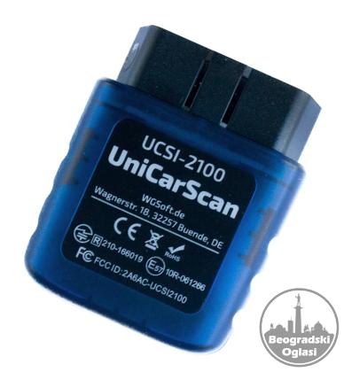 UniCarScan UCSI-2100 OBD2 Bluetooth za BimmerCode i MotoScan