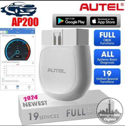 AUTEl Maxi AP200 OBD2 Bluetooth iOS/Android Dijagnostika