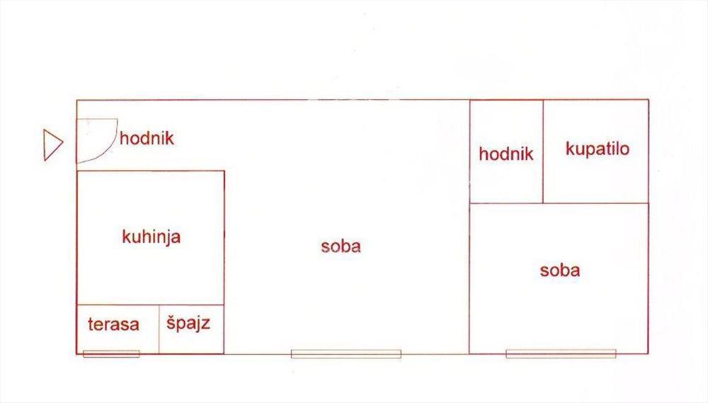 Antuna Urbana, Dvosoban stan na prodaju, 47m2, 75.000€