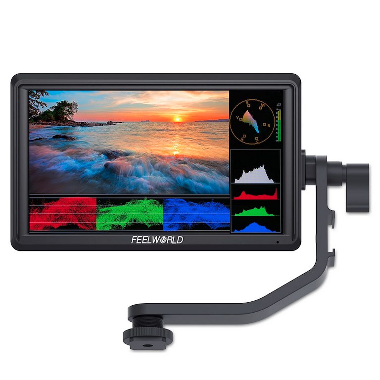 Feelworld FW568 V3 6" Monitor Waveform LUTs Video Peaking Focus Assist