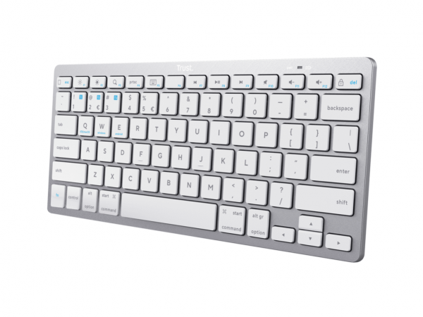 Trust Tastatura Basic Bluetooth US, bela (24651)