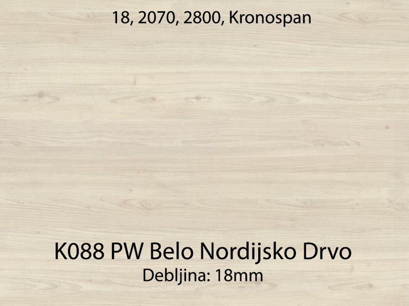 Onlinenamestaj K088 PW Belo Nordijsko Drvo