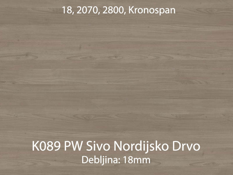 Onlinenamestaj K089 PW Sivo Nordijsko Drvo