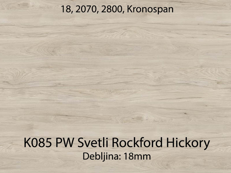 Onlinenamestaj K085 PW Svetli Rockford Hickory