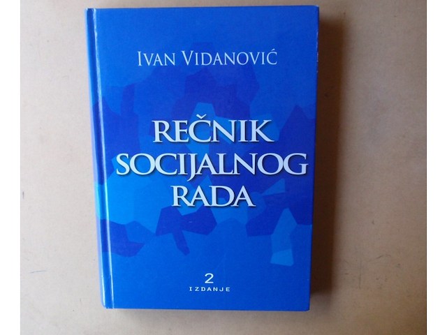 Ivan Vidanović - REČNIK SOCIJALNOG RADA