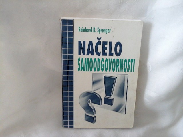 Načelo samoodgovornosti Reinhard Sprenger