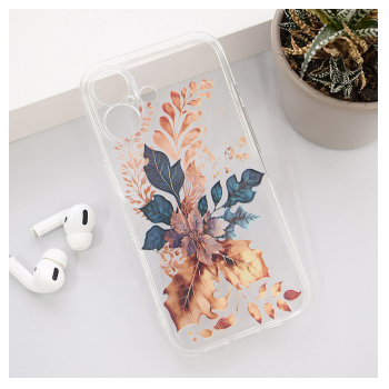 Maska Nanobit Print za iPhone 16 Golden Flower