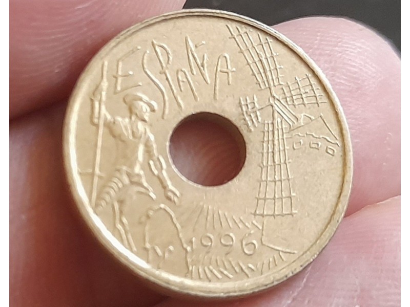 Spanija, 25 pezeta 1996