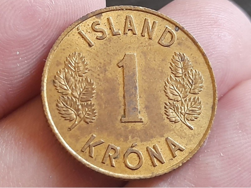 Island, 1 kruna 1965