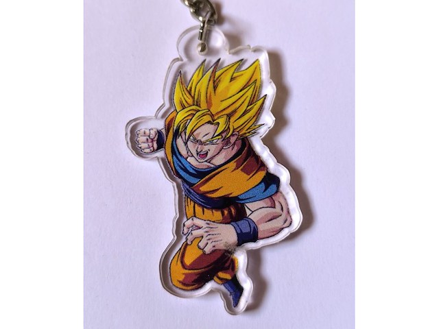 Dragon Ball Z Goku Super Saiyan Privezak za Ključeve