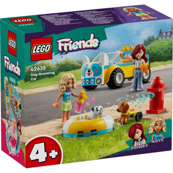 Lego friends dog-grooming car