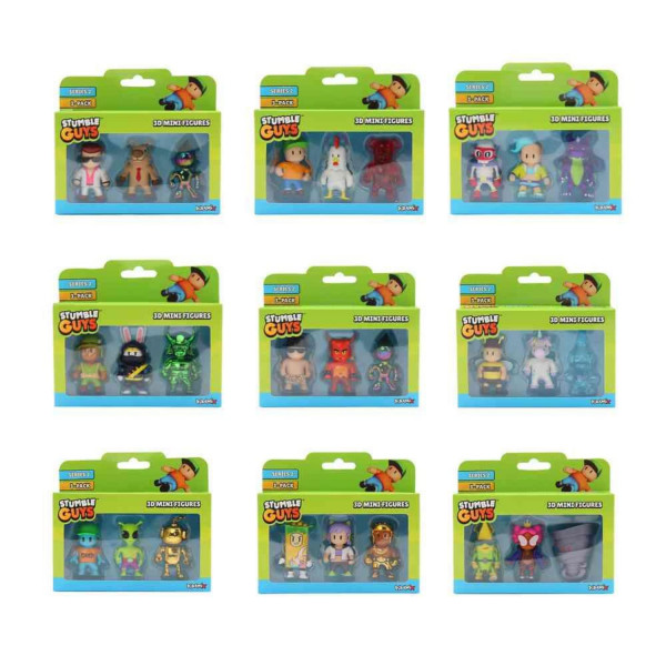 Stumble guys mini akciona figure 3pack