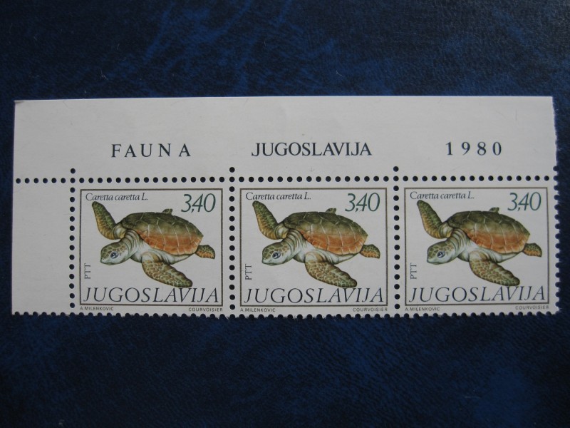 JUGOSLAVIJA 1980 FAUNA čist trojac