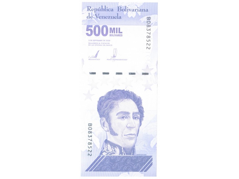 Venecuela 500.000 bolivares 2020 UNC