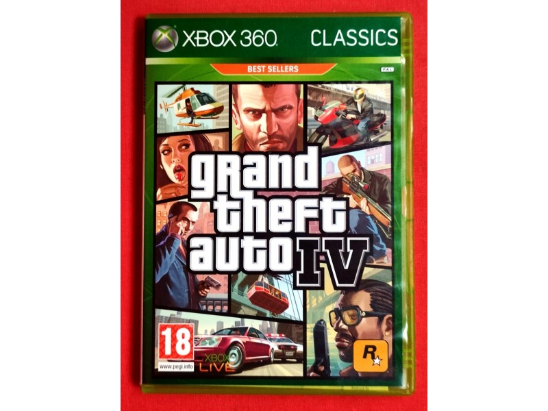 GTA IV / XBox 360 (XBox One compatible)