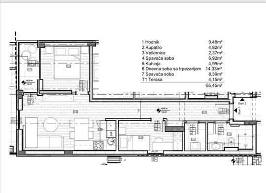 Novogradnja u Tetovskoj, 2,5, 55m2