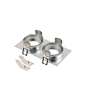 NEW TRIA155 L: 17 B: 9 H: 4cm two-flame IP 20 aluminium
Plafonski prsten